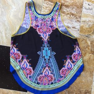 Peach Puff | Tops | Peach Puff Boho Gypsy Festival Rounded Swing Shape ...